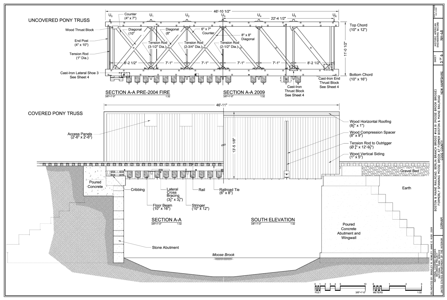 Howe Pony Truss Bridge – Free Model Railroad Plans