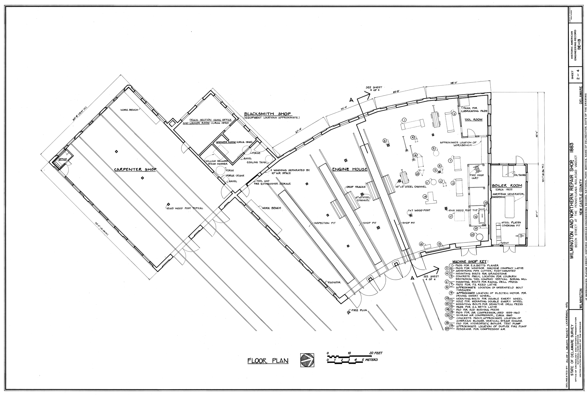 Wilmington and Northern Railroad Repair Shop – Free Model Railroad Plans